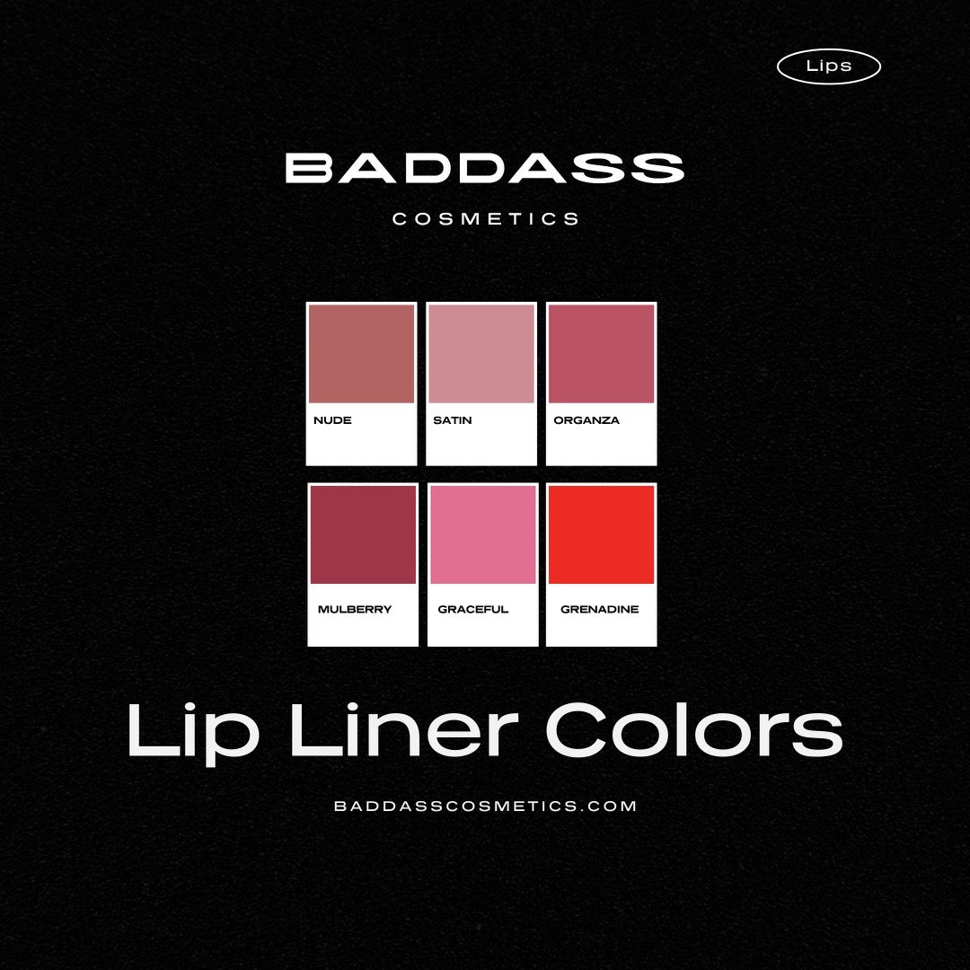 Baddass Lip Liner – Baddass Cosmetics